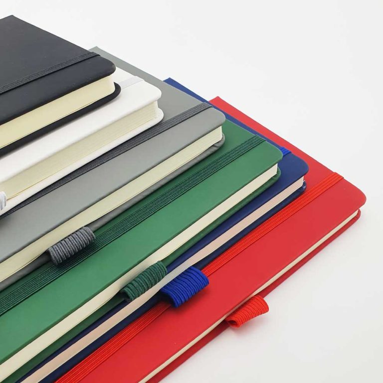 Notebook with Pen Holder | PU Leather Notebooks | Promotional Gifts ...
